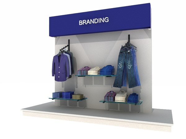 3d model fashion display units 20