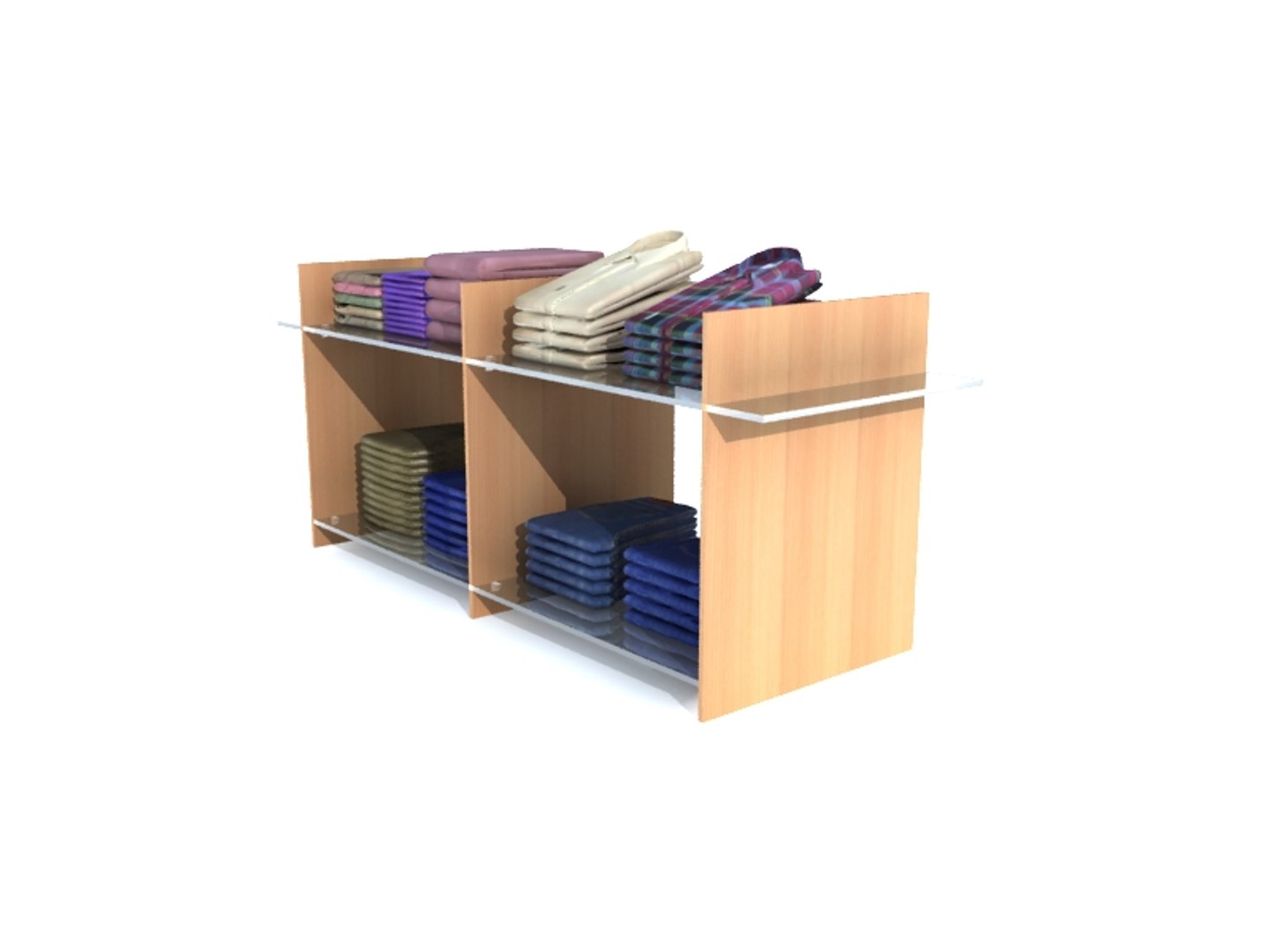 3d Model Fashion Display Units 20