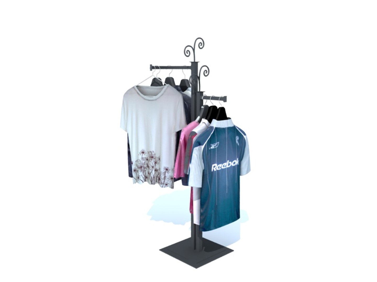 3d Model Fashion Display Units 20