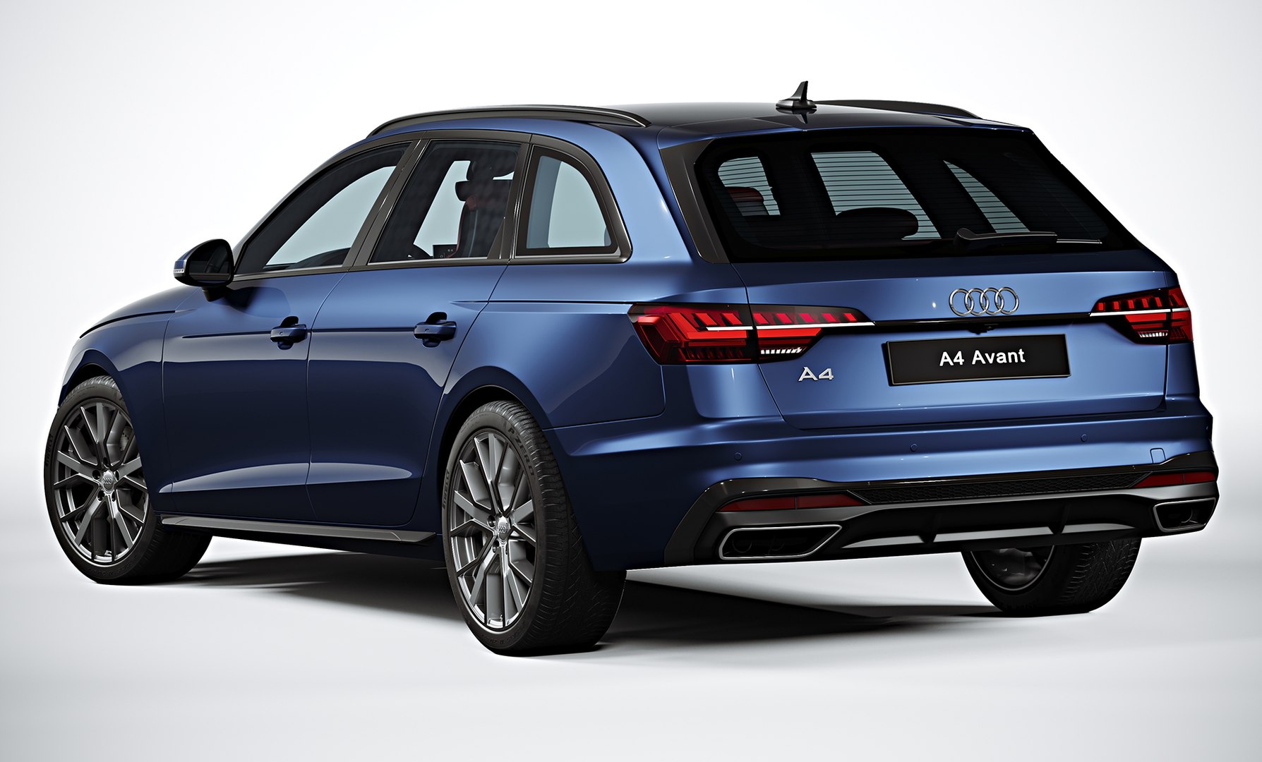 3D 2020 Audi A4 Avant Model - TurboSquid 1435137