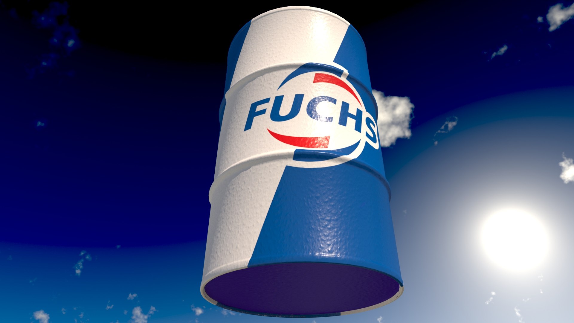 3D Barrel Fuchs Oil - TurboSquid 1487486