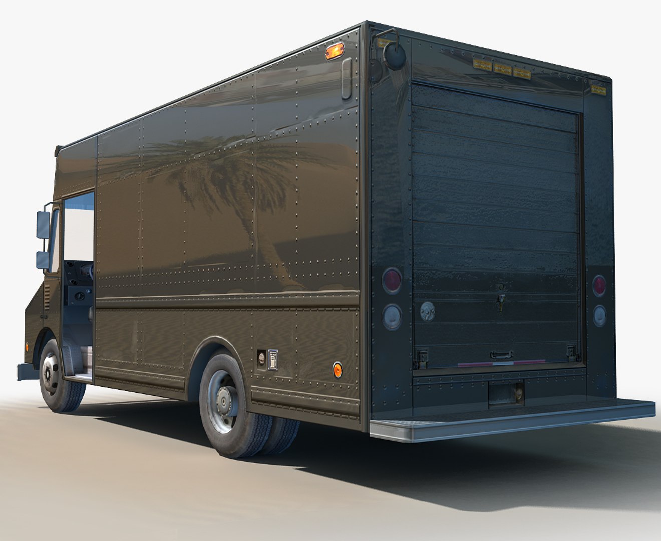 3D Step Van Unlettered Police Swat - TurboSquid 1355435