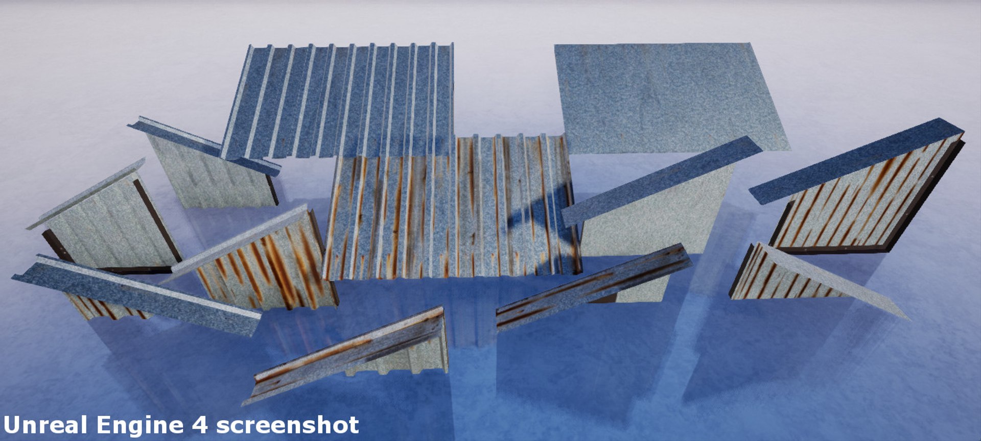 Package Corrugated Sheet Metal 3D Model - TurboSquid 1291575