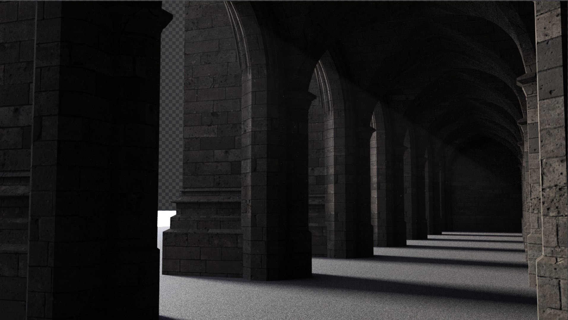 Gothic Building School 3D Model - TurboSquid 1669927