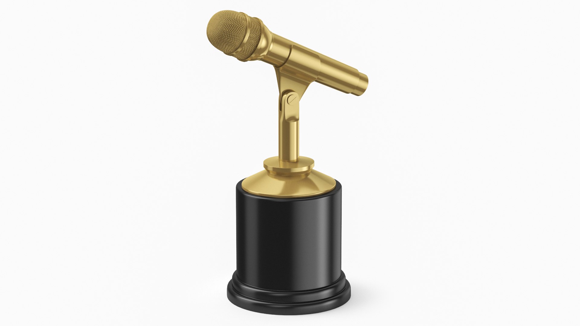 Mic Trophy 3D Model - TurboSquid 2113727