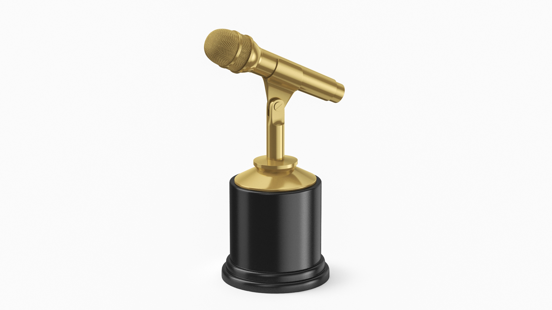 Mic Trophy 3D Model - TurboSquid 2113727