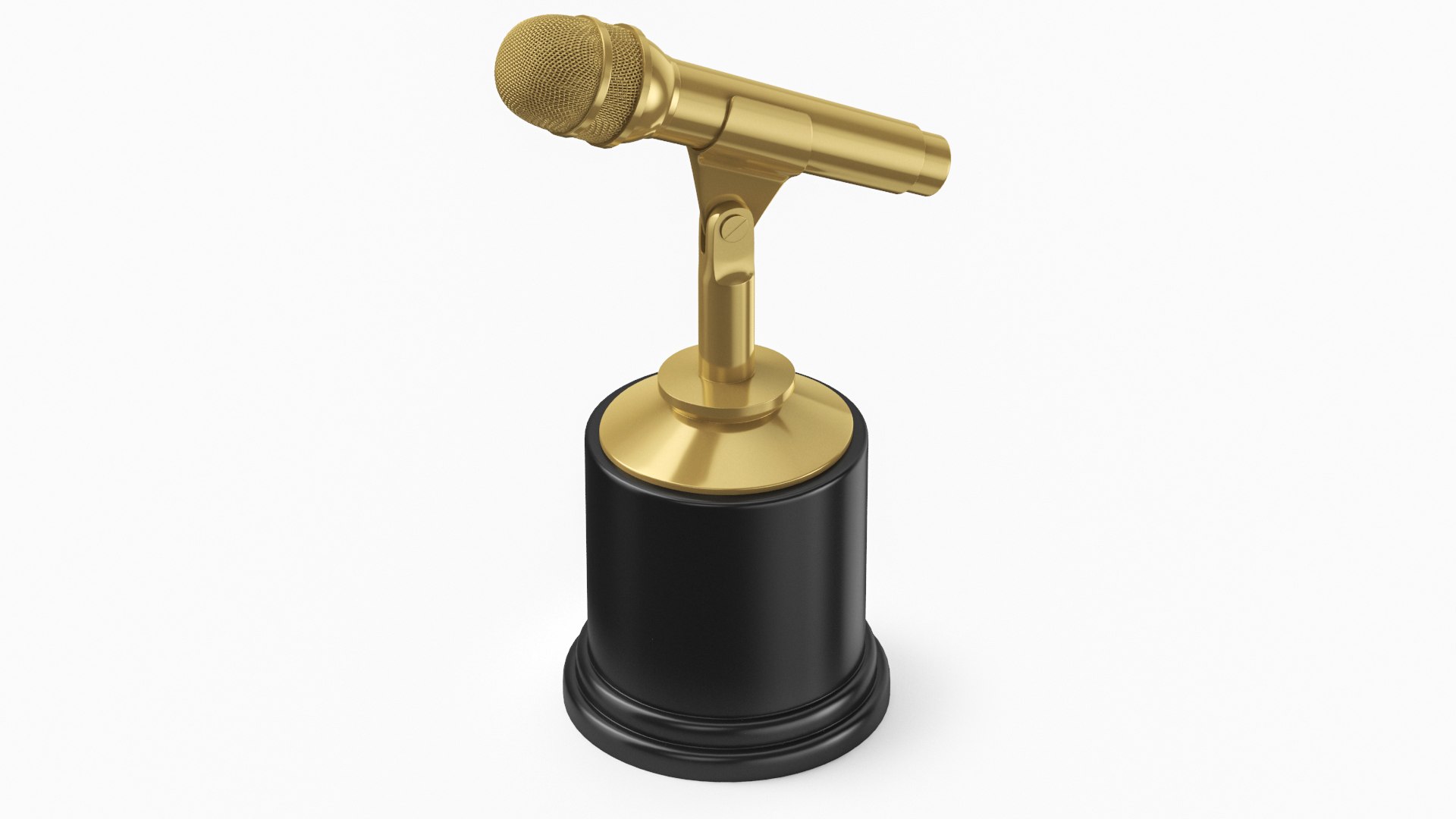 Mic Trophy 3D Model - TurboSquid 2113727