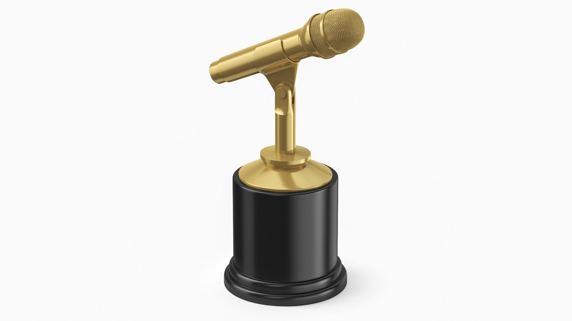 Mic Trophy 3D Model - TurboSquid 2113727