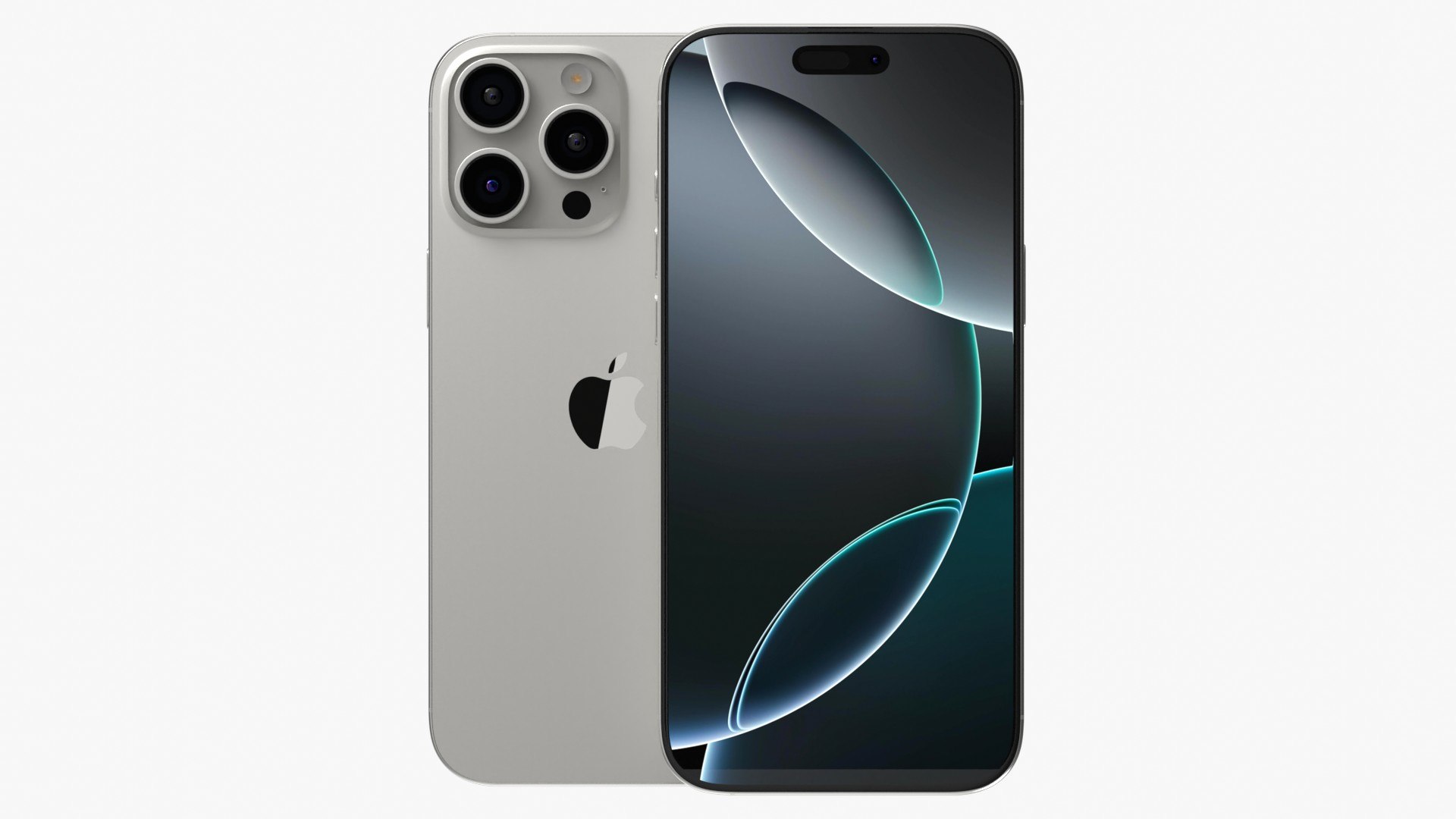 3D Apple IPhone 16 Pro Max White Titanium - TurboSquid 2283110