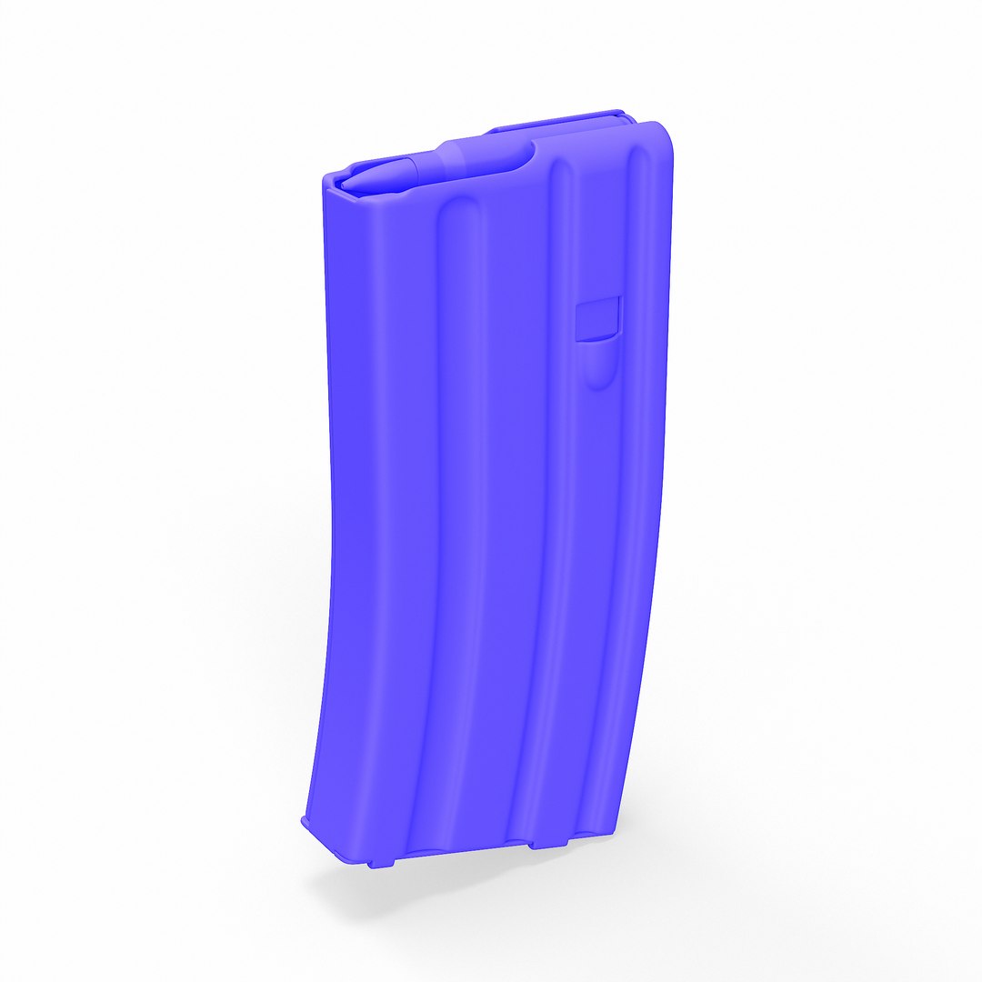 AR-15 Alloy Magazine 20-Round 3D Model - TurboSquid 2186875
