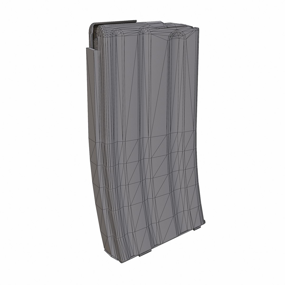 AR-15 Alloy Magazine 20-Round 3D Model - TurboSquid 2186875