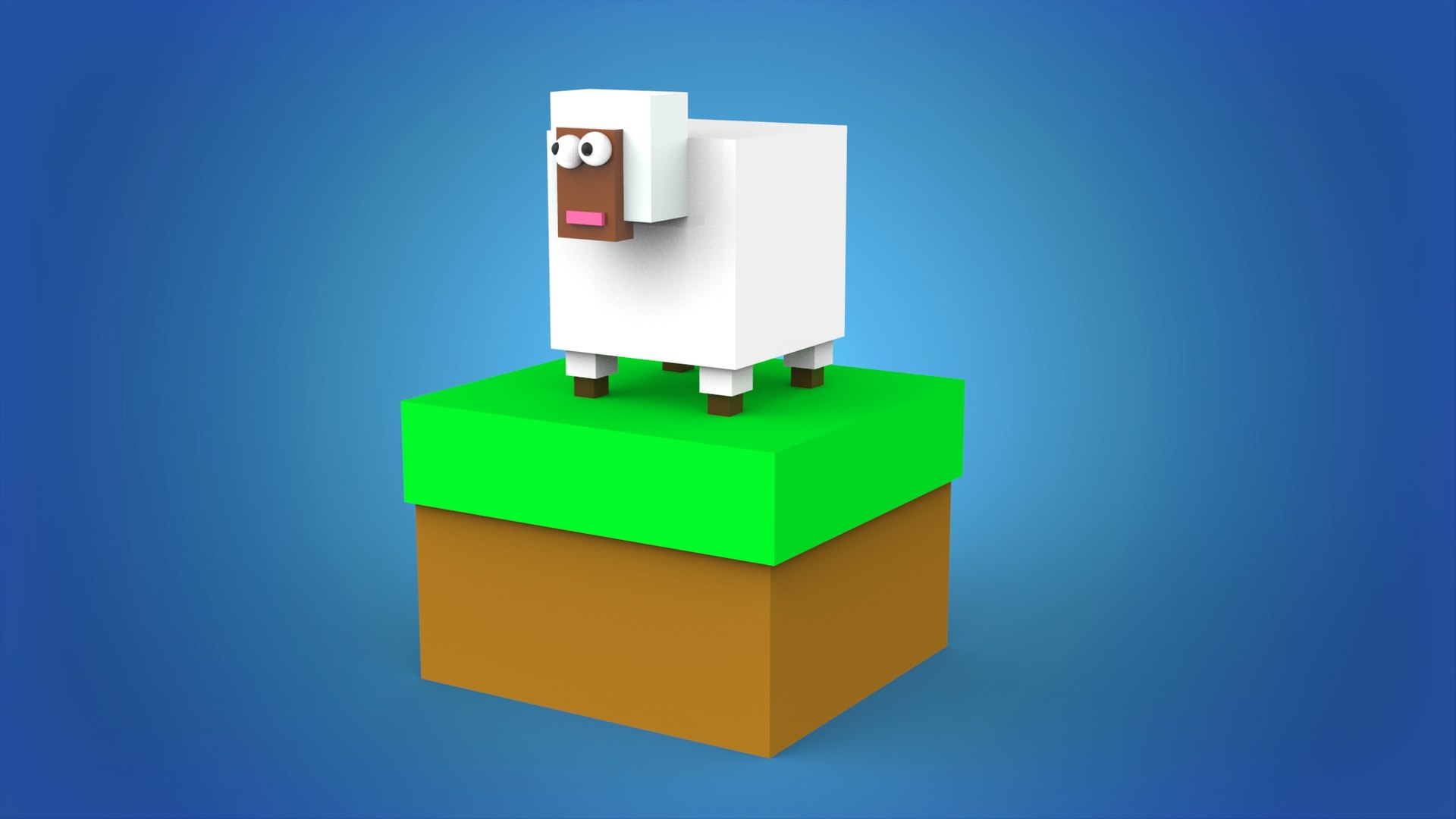 3D Low poly Sheep - TurboSquid 2052619