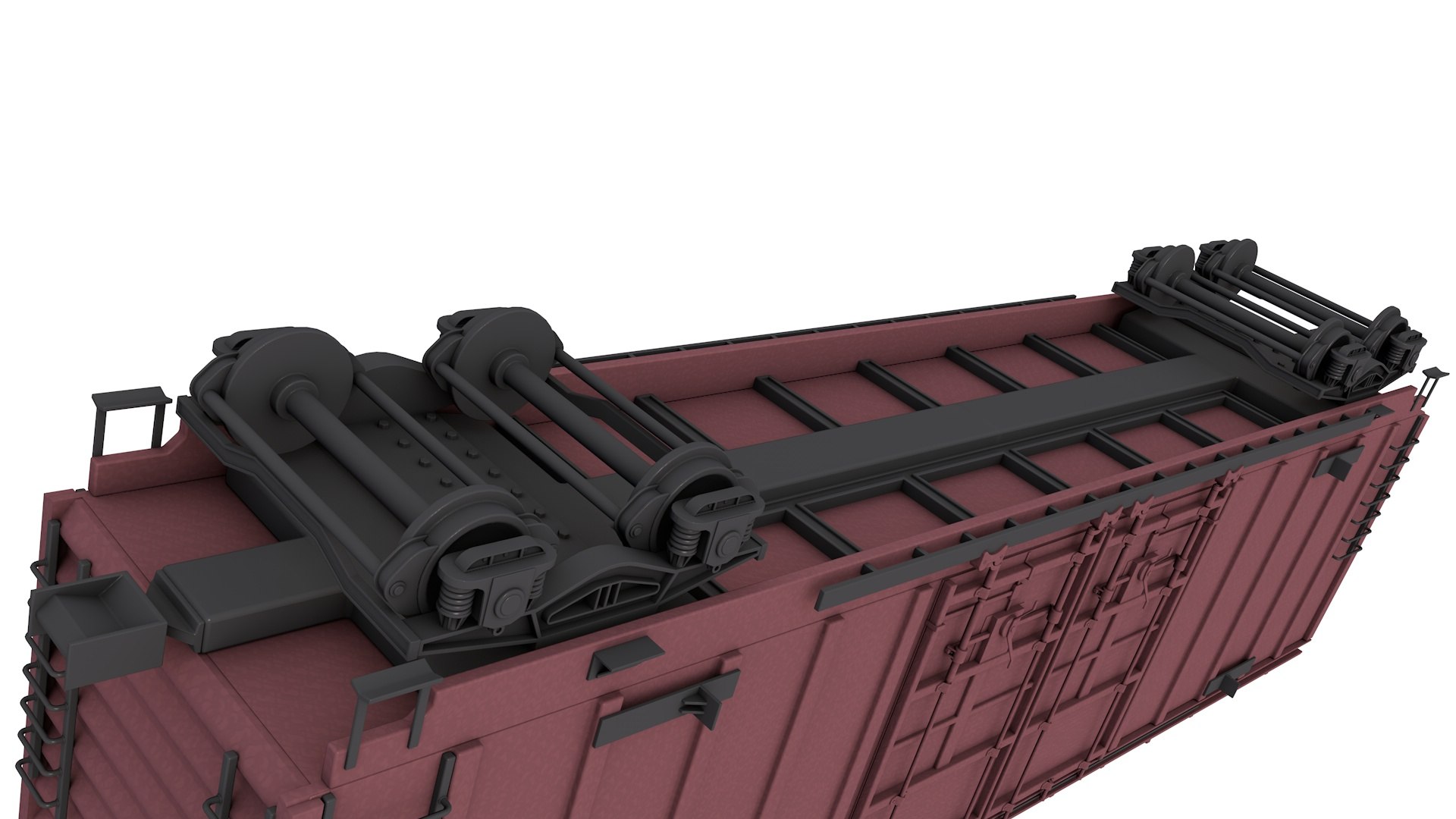 3D Box Car - TurboSquid 1873379