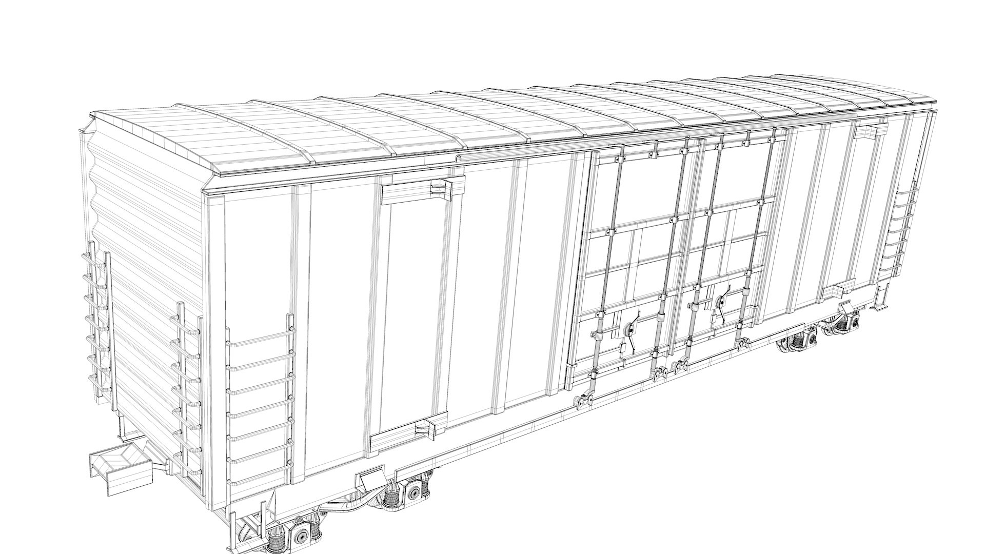 3D Box Car - TurboSquid 1873379