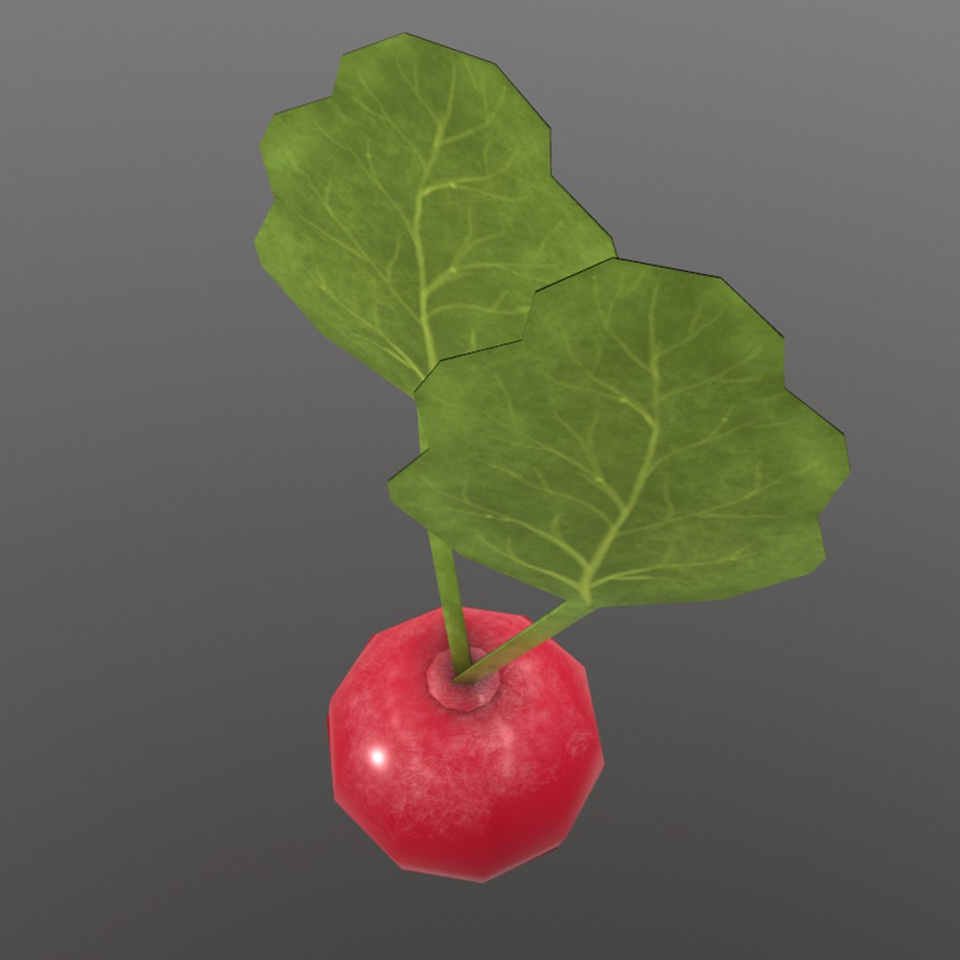 3D radish ready games - TurboSquid 1289449
