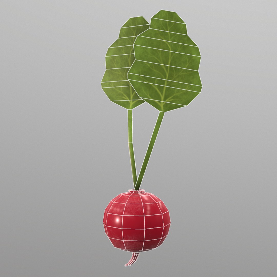 3D radish ready games - TurboSquid 1289449