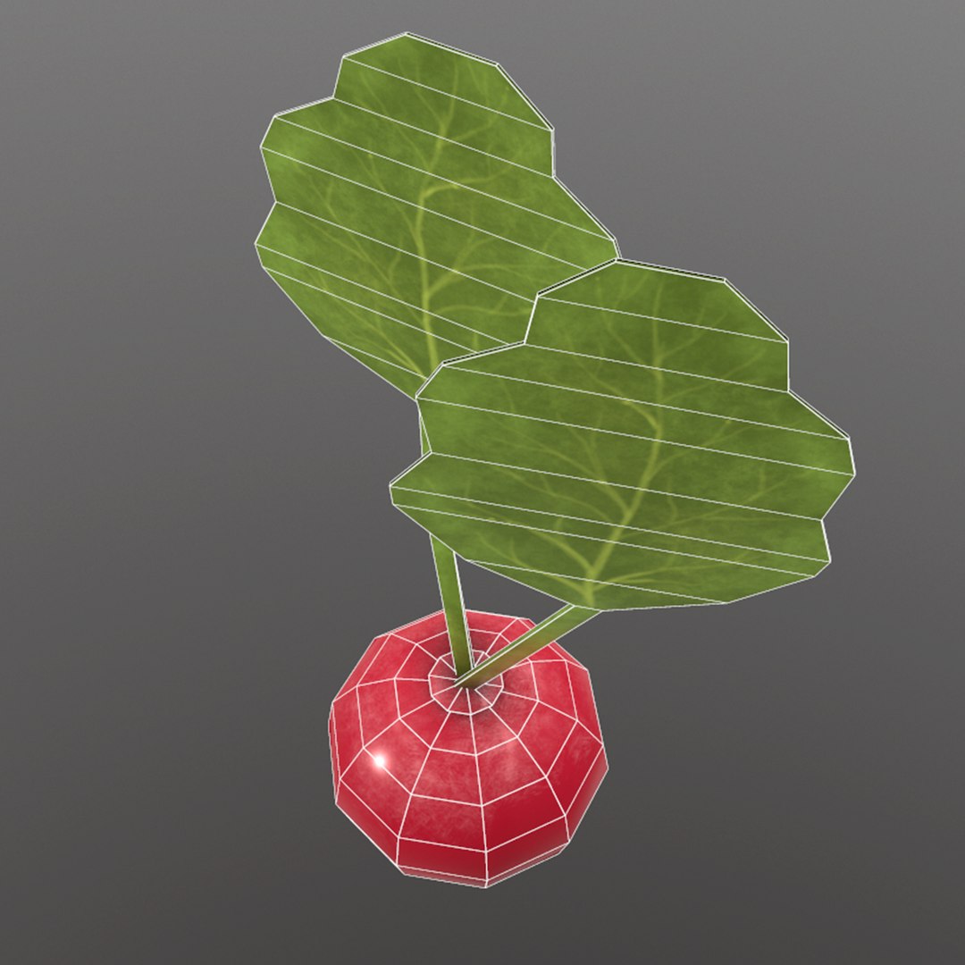 3D radish ready games - TurboSquid 1289449