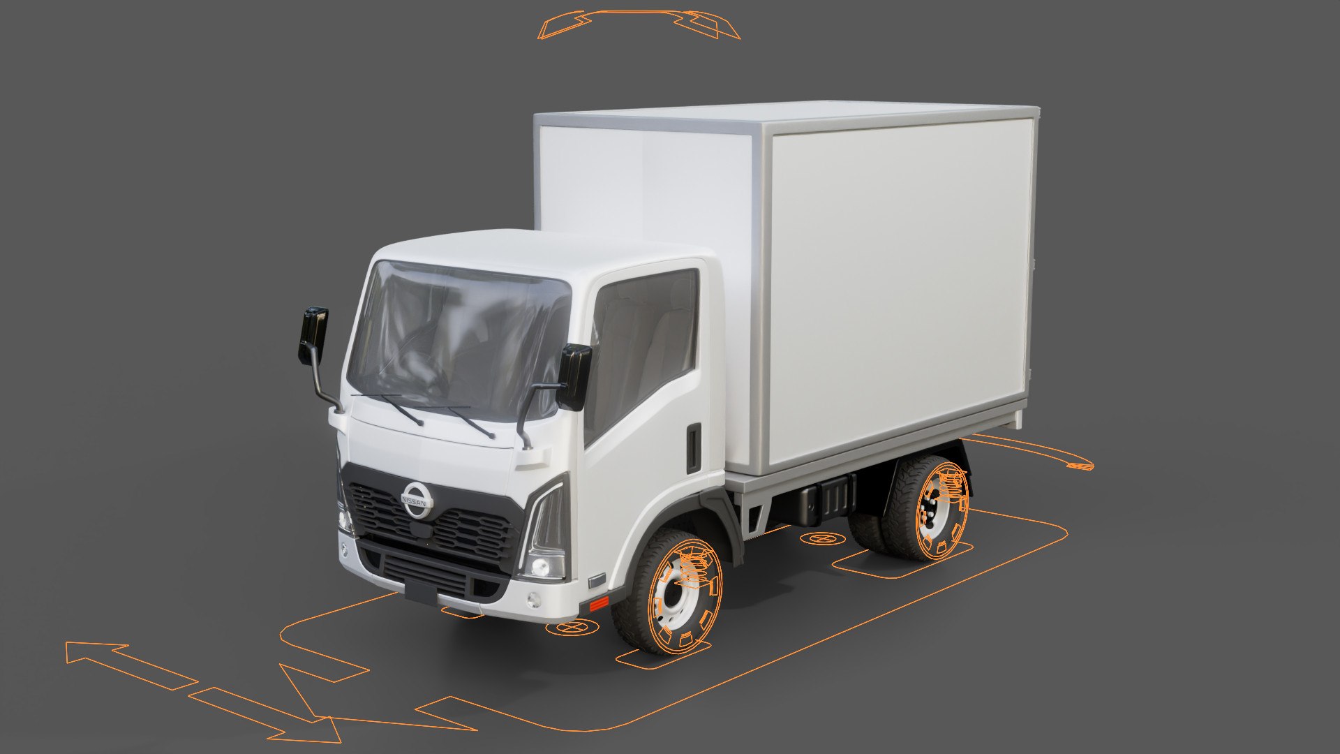 Nissan Atlas Cargo Truck Model - TurboSquid 2499623