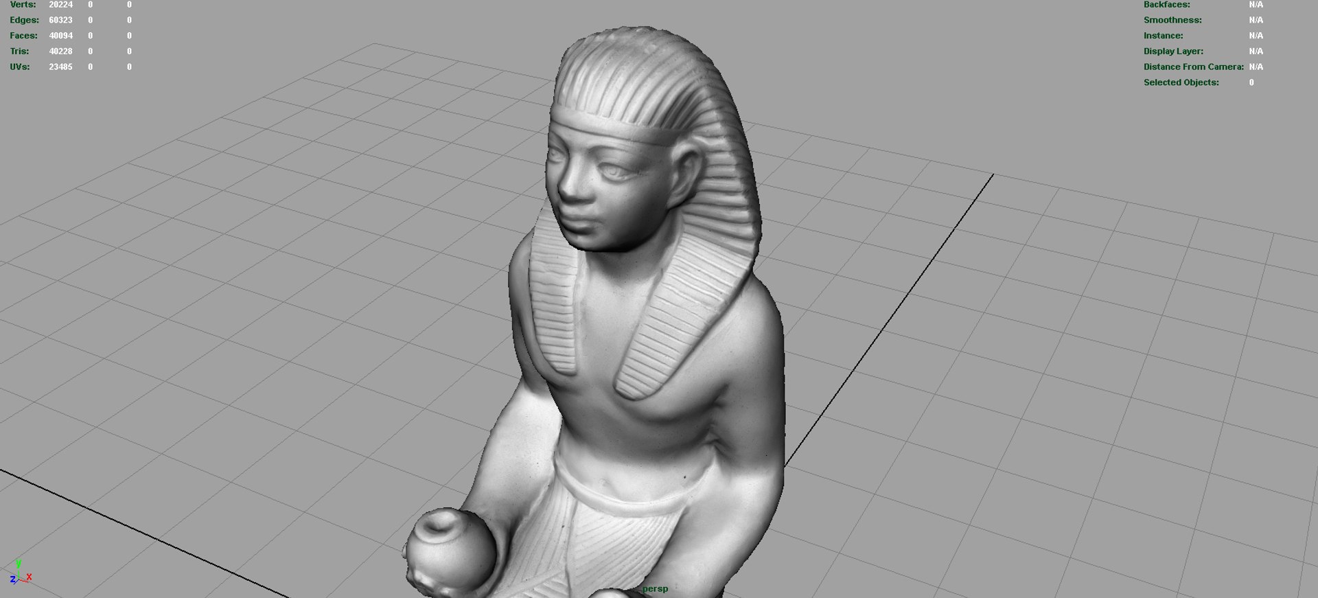 3d Sphinx Model