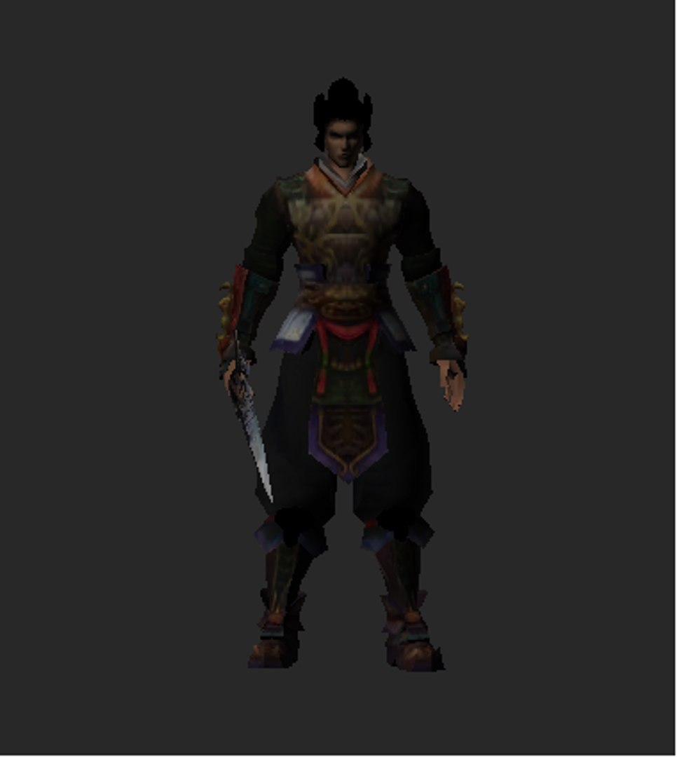 Chinese Male Character 3d Model