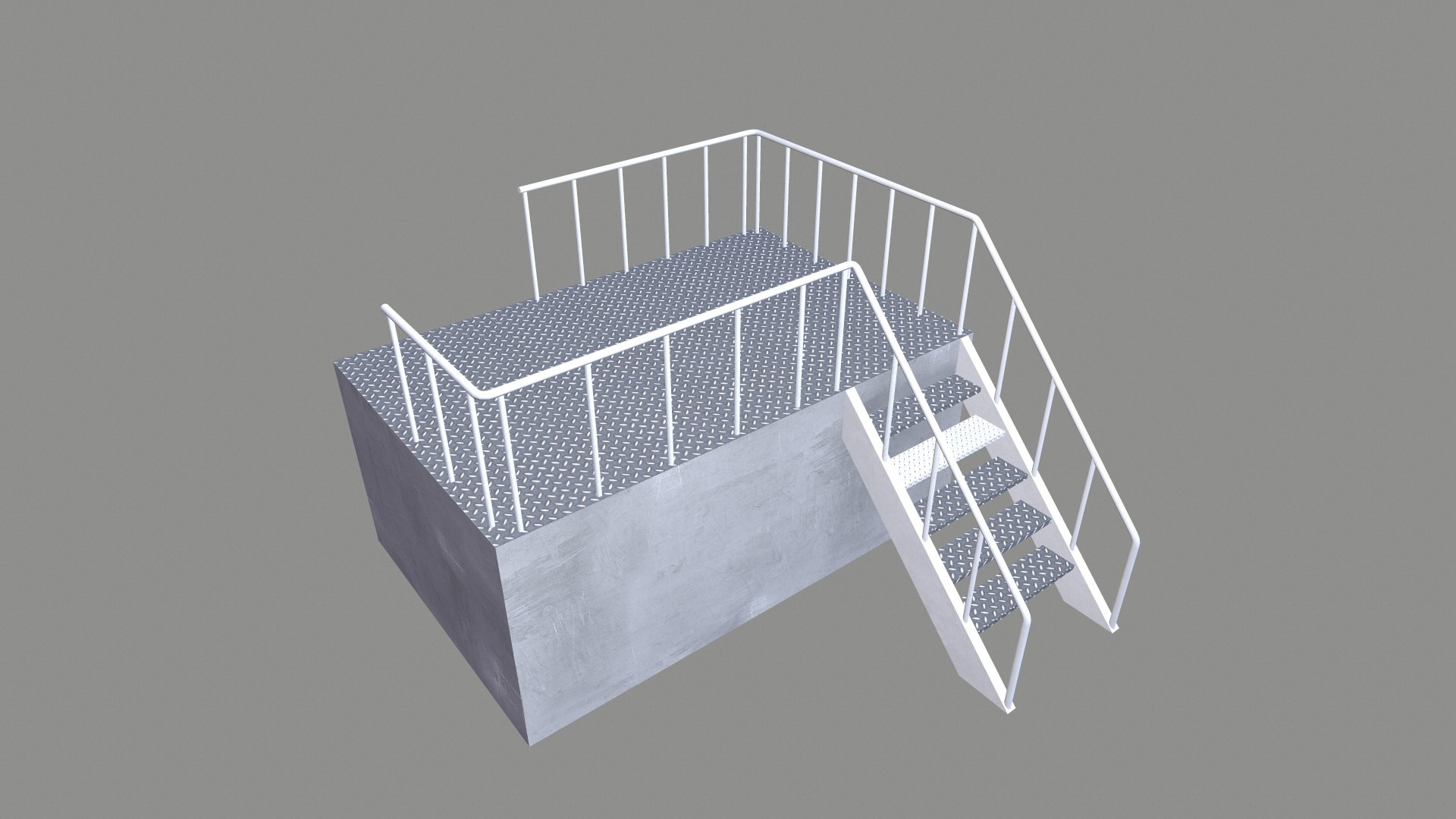 3D Platform Structure - TurboSquid 2321694