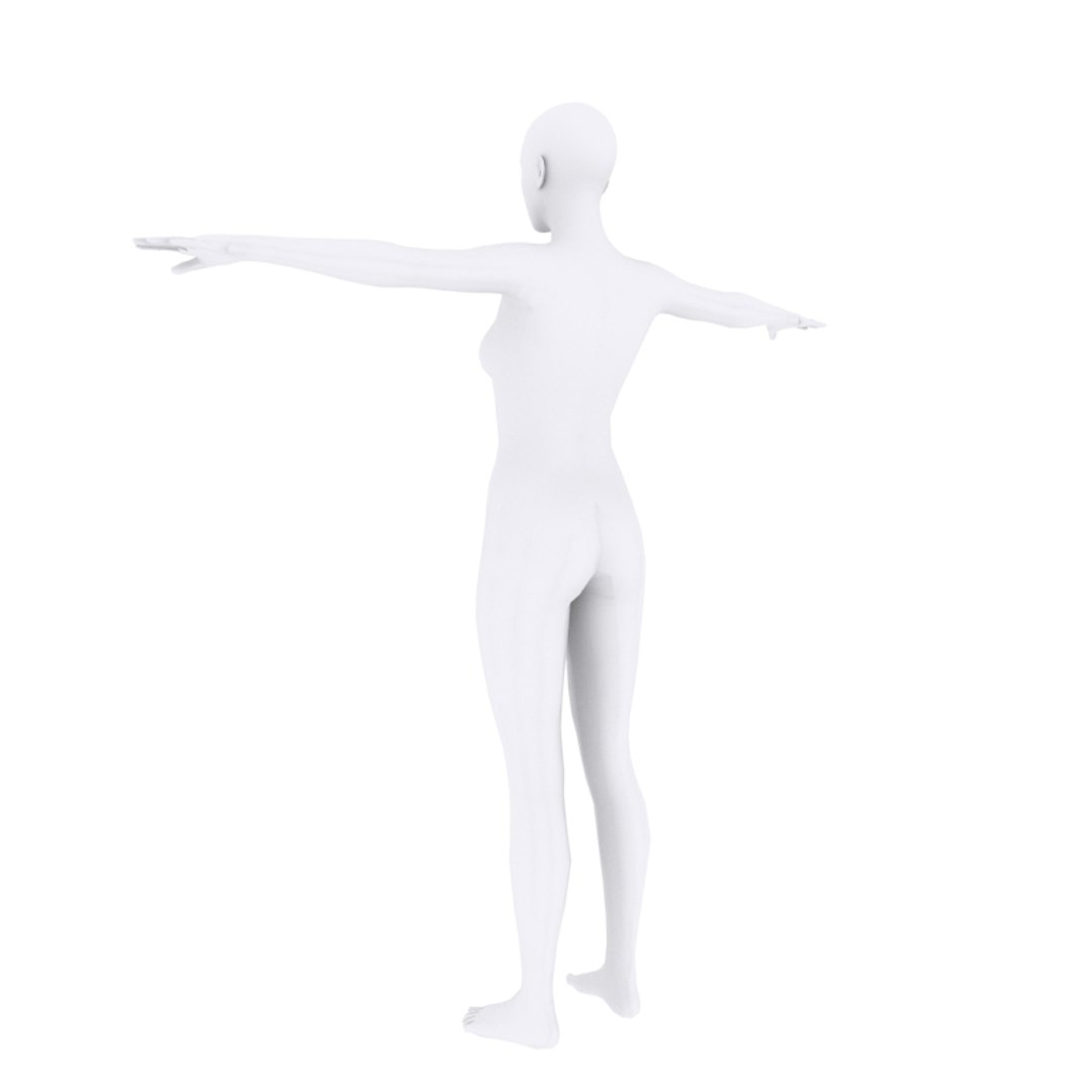 3D female base model - TurboSquid 1164716