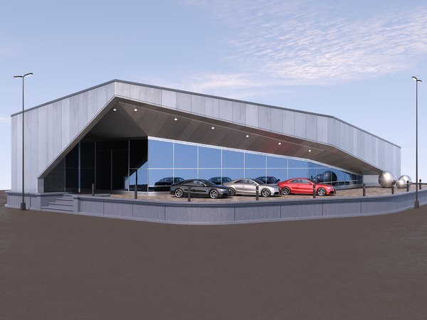 Car Dealership 3D Models for Download | TurboSquid