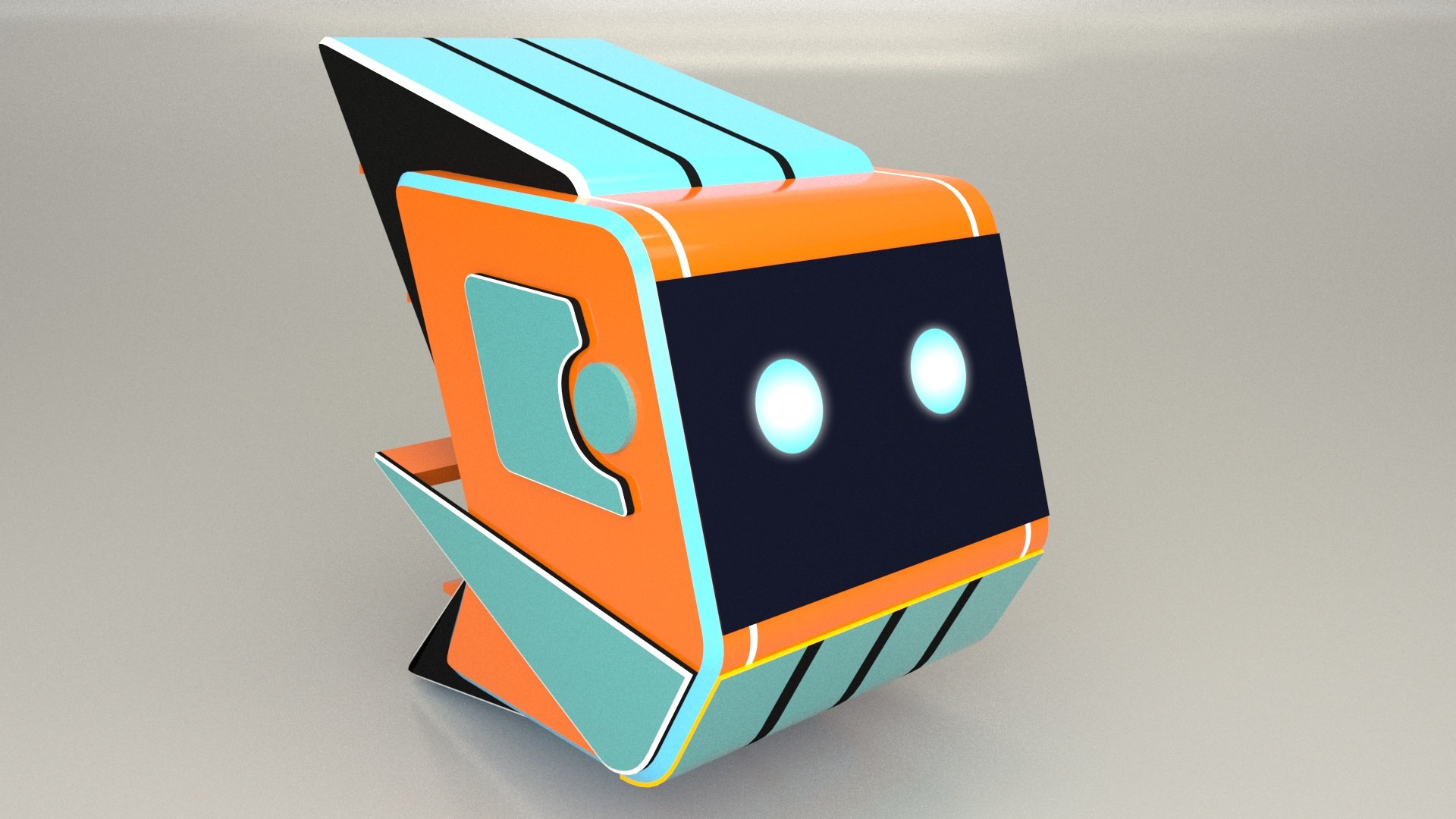 Game Character Robot Head 3D Model - TurboSquid 1792053