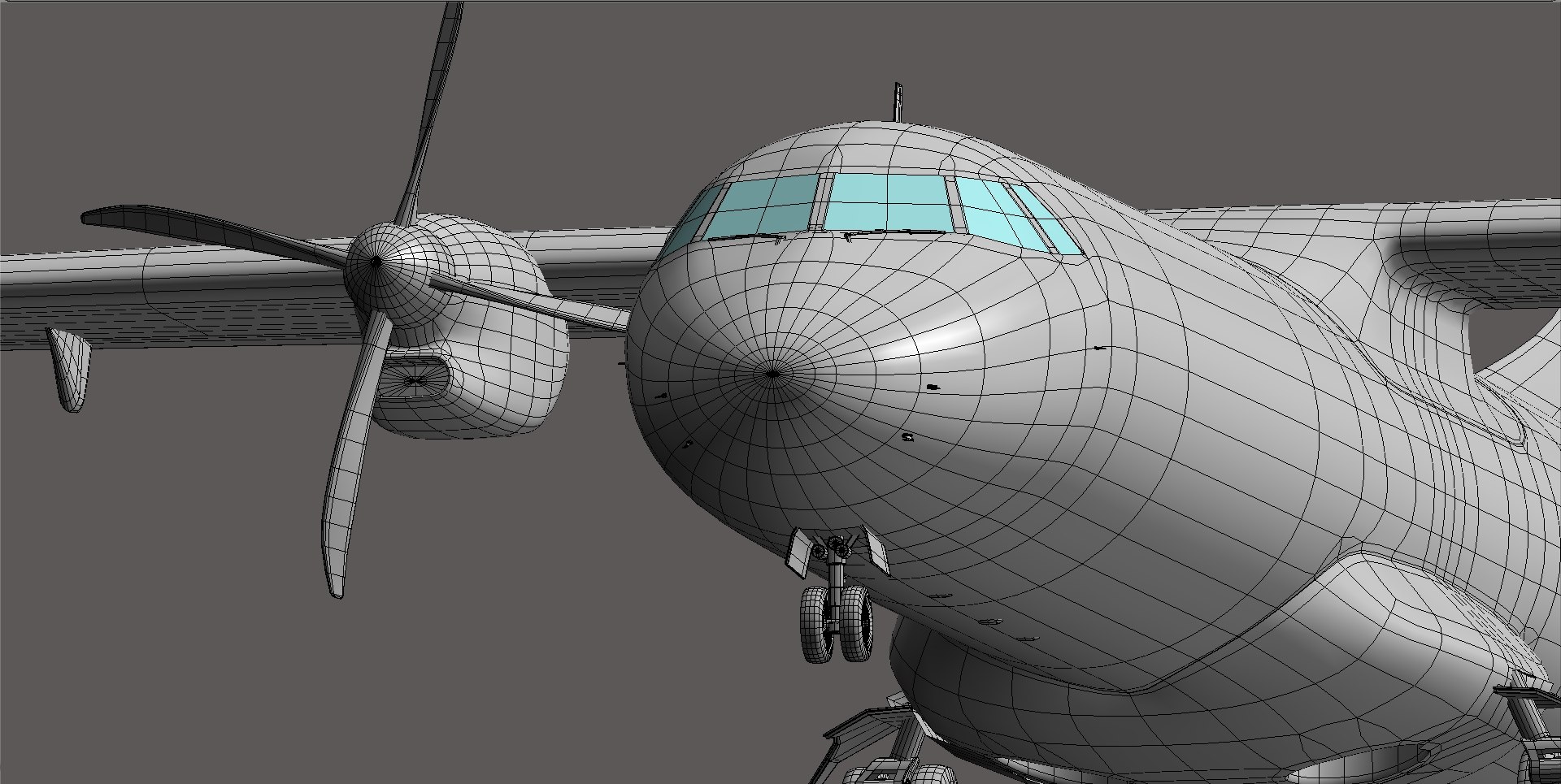 Atr 72 3d Obj