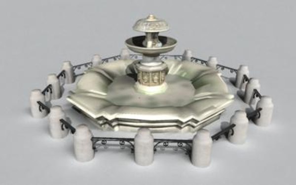 Fountain 3D Models for Download | TurboSquid