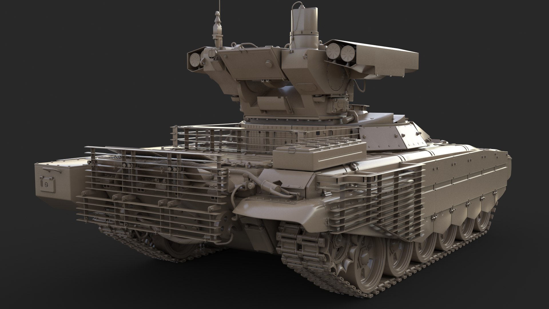 3D Tank Terminator BMP 72 Green Model - TurboSquid 2046979