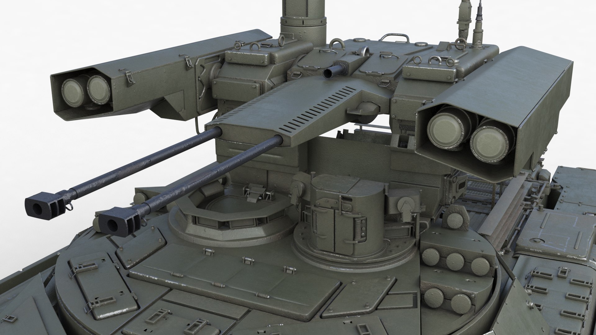 3D Tank Terminator BMP 72 Green Model - TurboSquid 2046979
