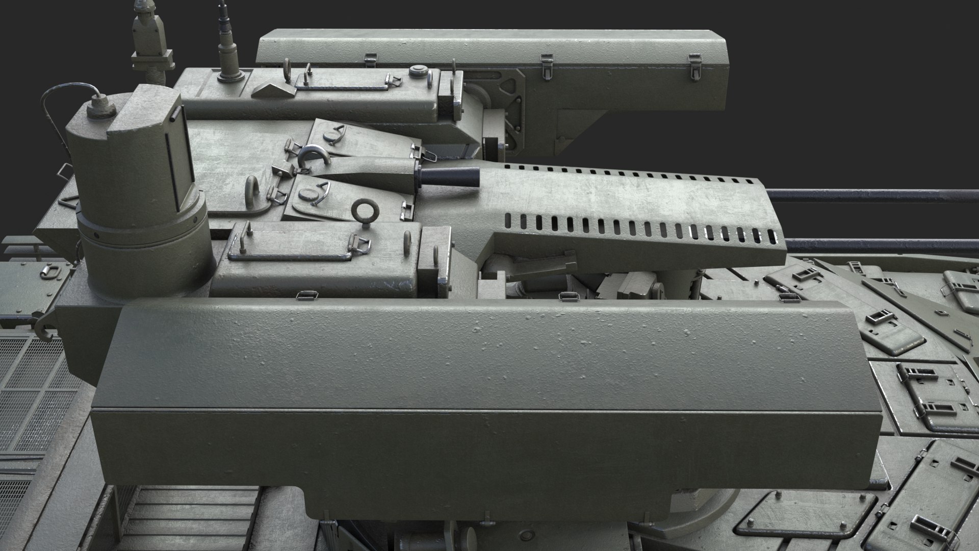 3D Tank Terminator BMP 72 Green Model - TurboSquid 2046979