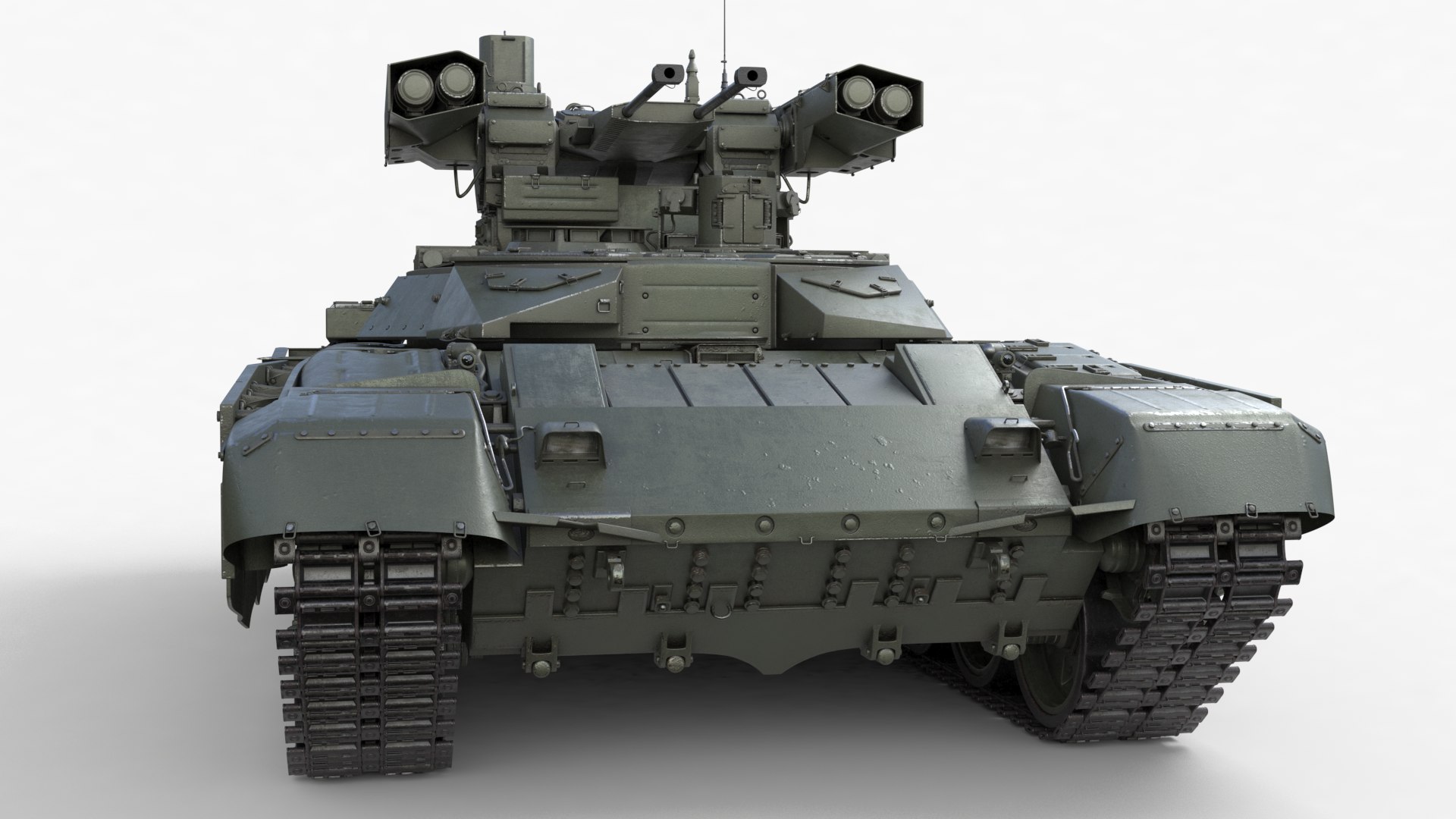 3D Tank Terminator BMP 72 Green Model - TurboSquid 2046979