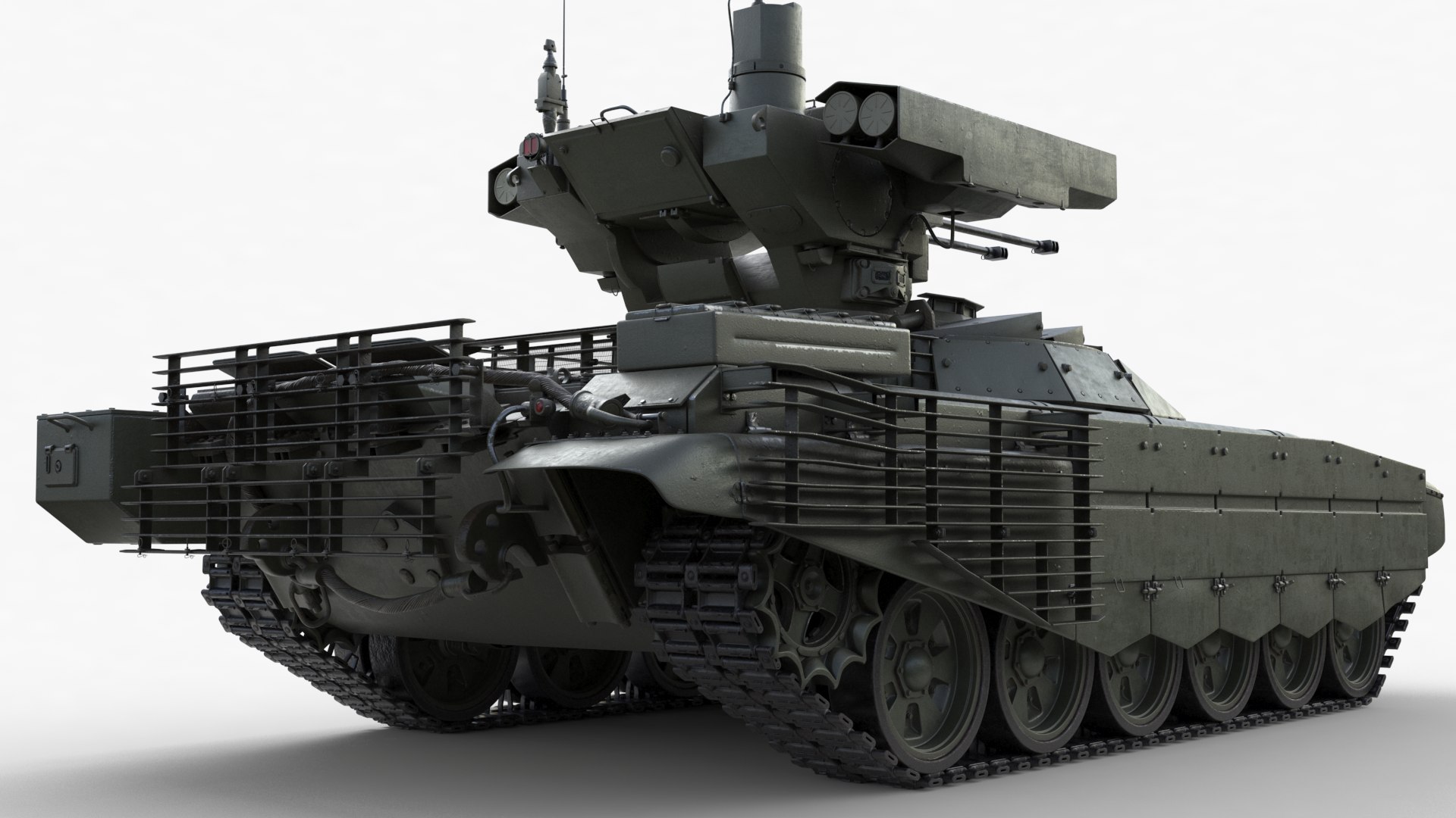 3D Tank Terminator BMP 72 Green Model - TurboSquid 2046979