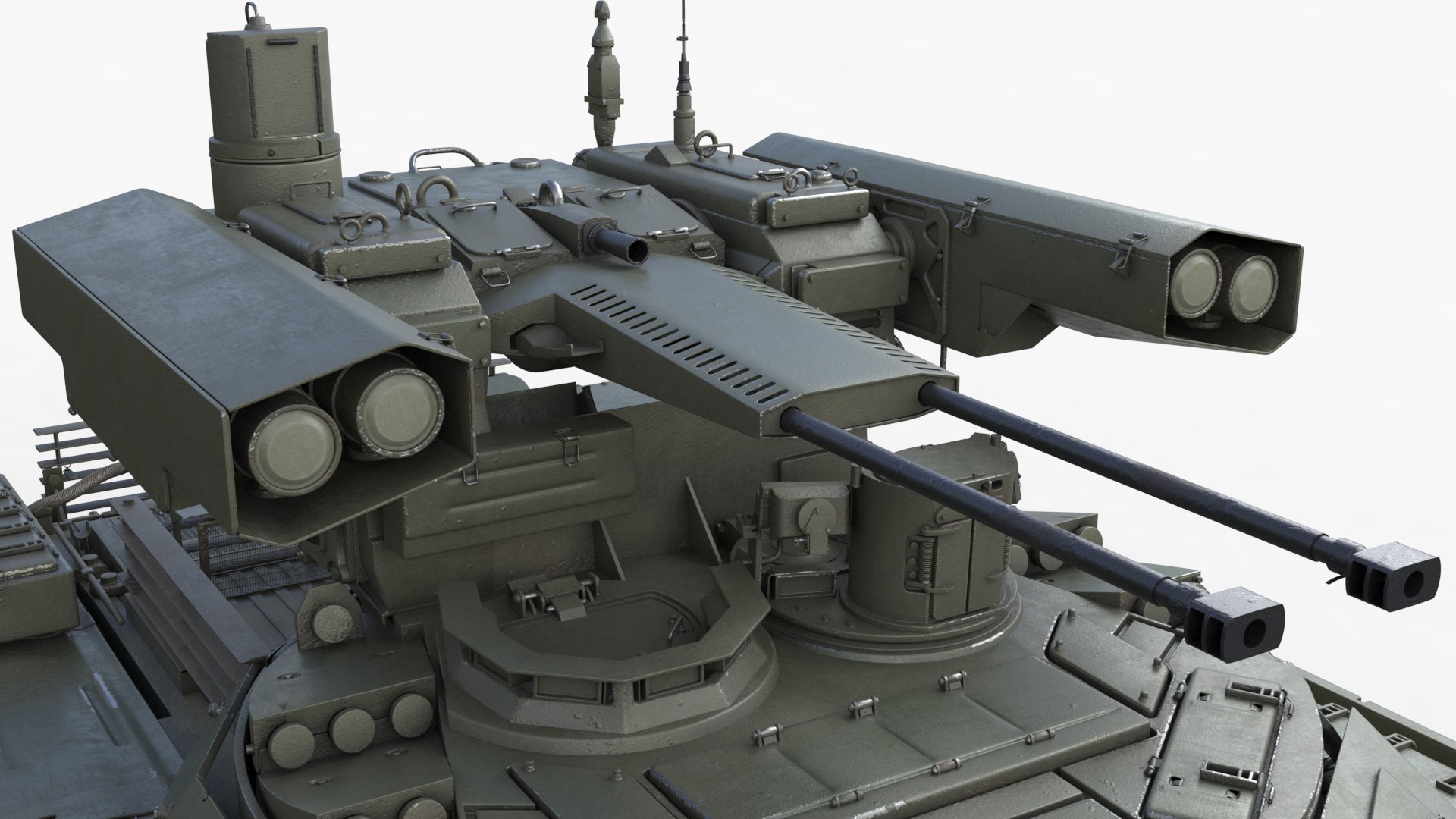 3D Tank Terminator BMP 72 Green Model - TurboSquid 2046979