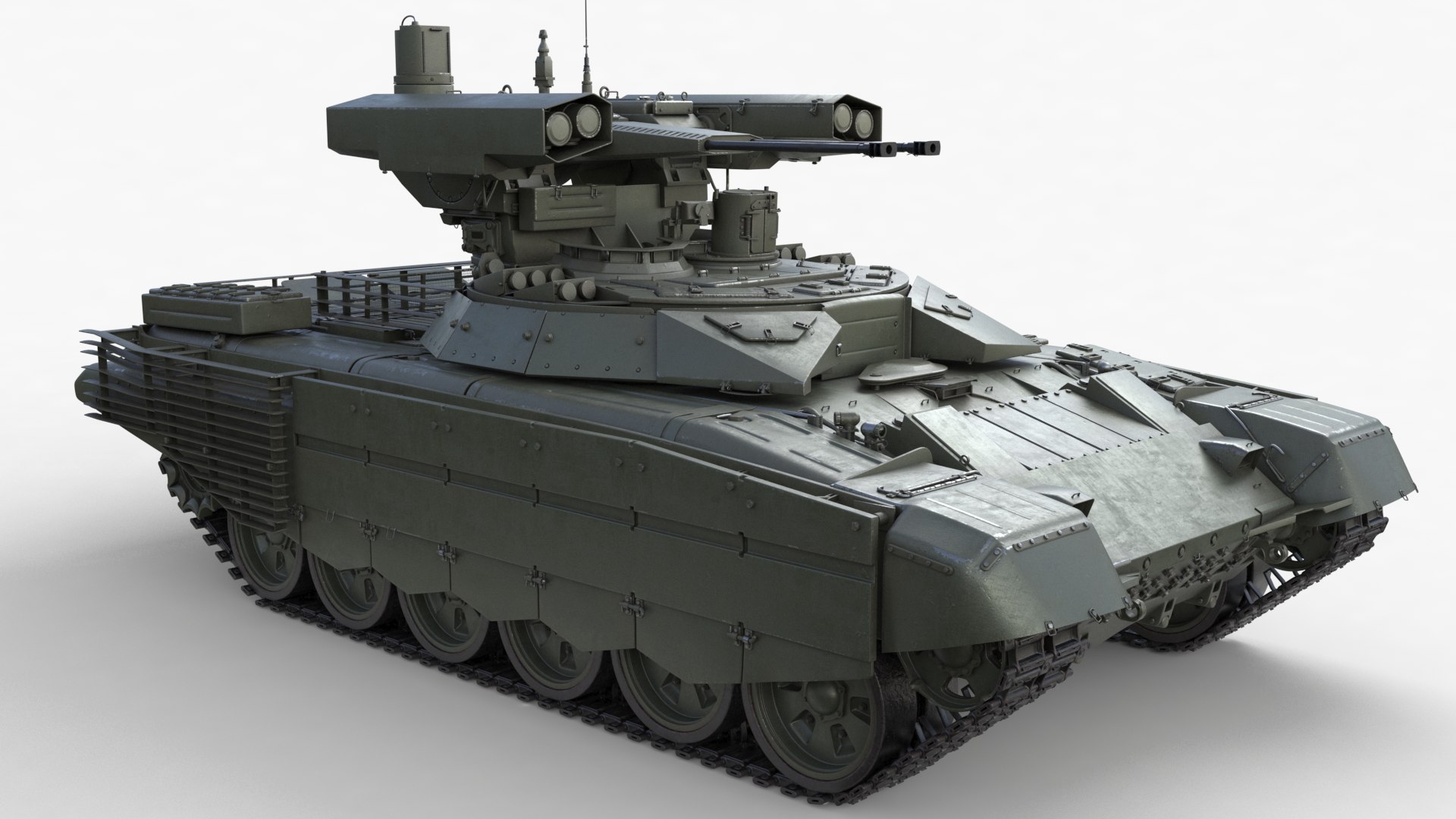 3D Tank Terminator BMP 72 Green Model - TurboSquid 2046979