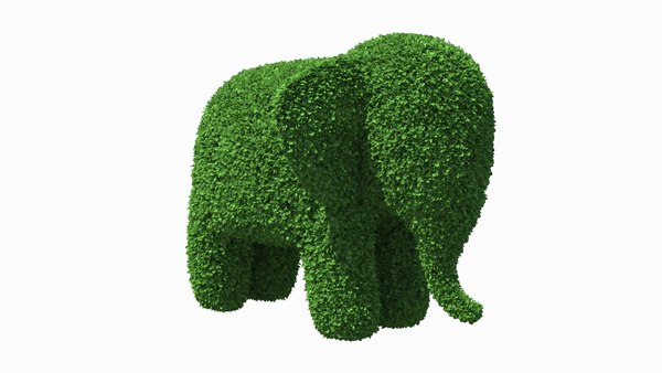 Topiary garden sculptures 3D model - TurboSquid 1589710