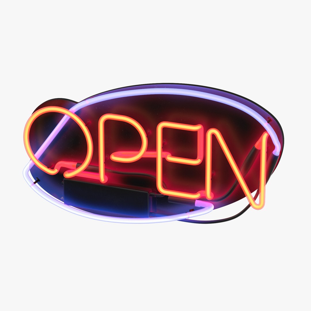 Neon Signs Model - TurboSquid 1242444