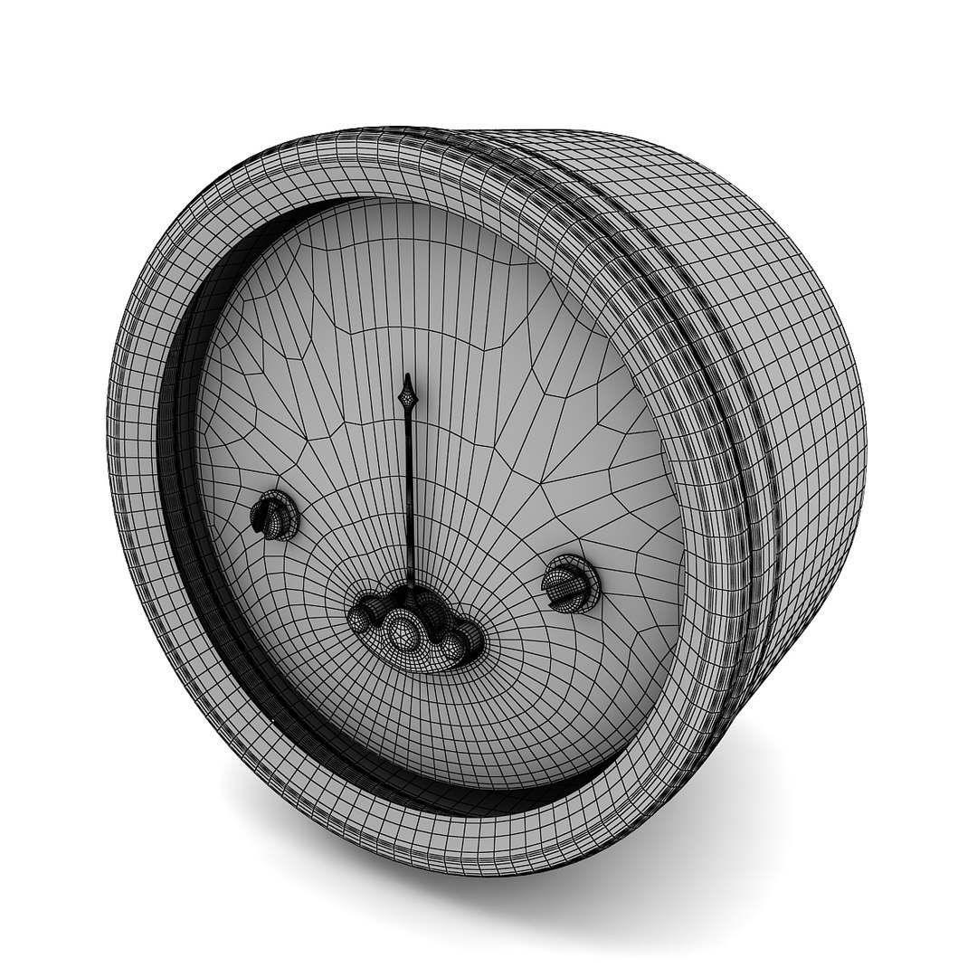 3D vintage dc ammeter 18 model - TurboSquid 1563757