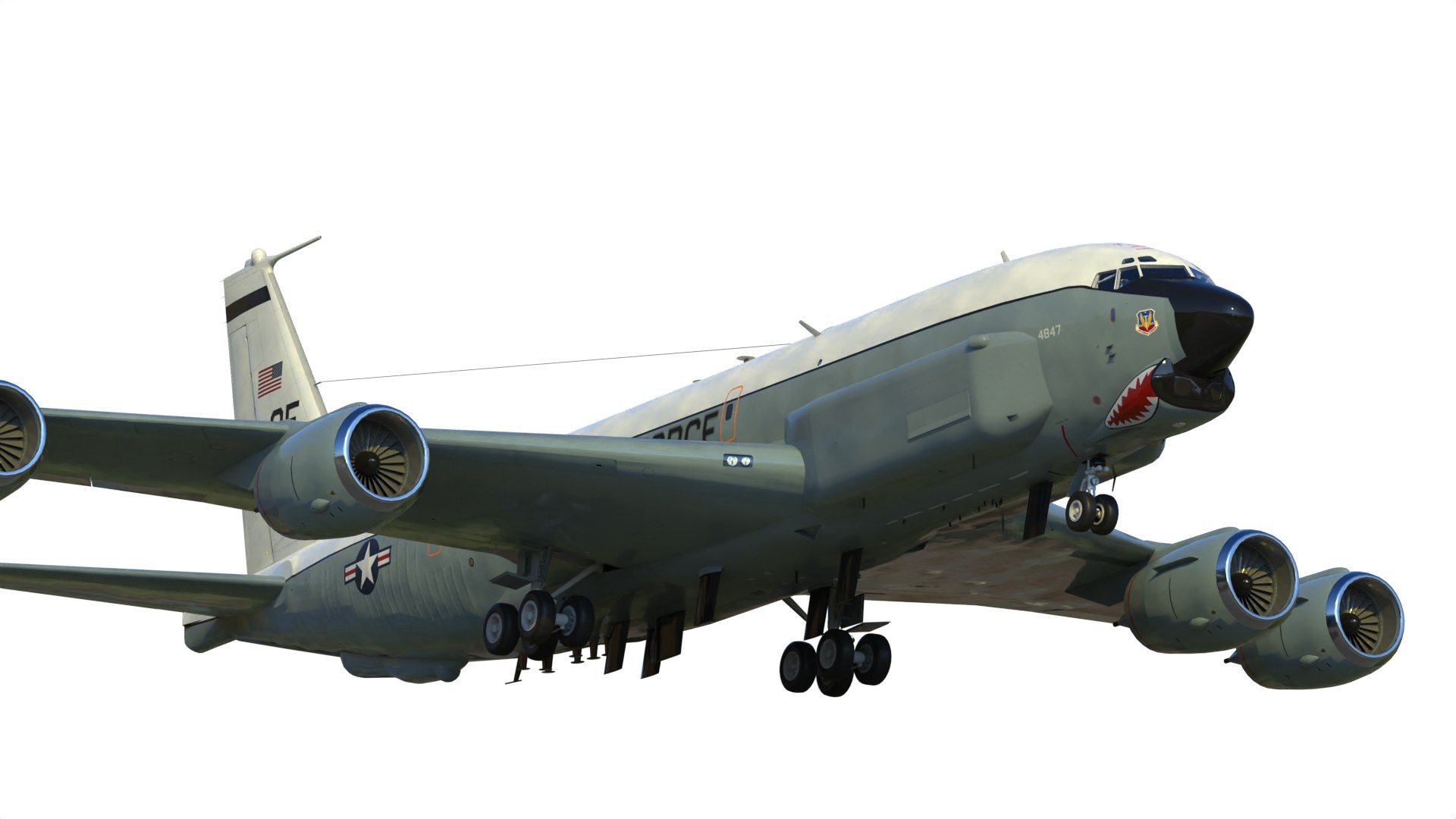 Boeing RC-135 U Combat Sent 3D - TurboSquid 2186055