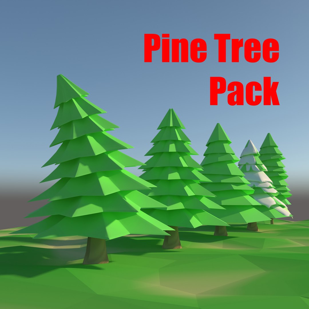 Pine Tree Pack 3D Model - TurboSquid 1301647