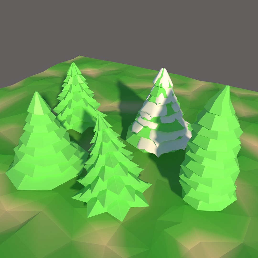 Pine Tree Pack 3D Model - TurboSquid 1301647