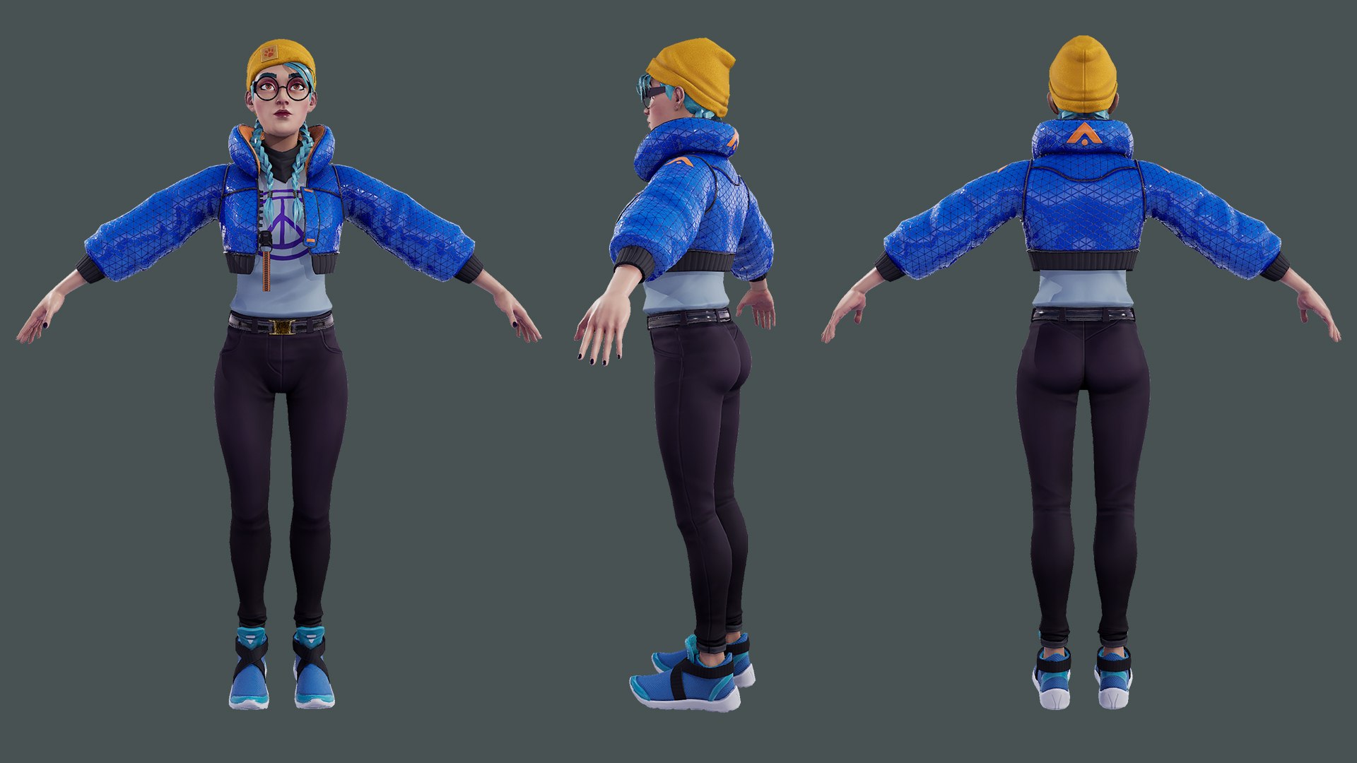 3D Girl In Glass Model - TurboSquid 2017549