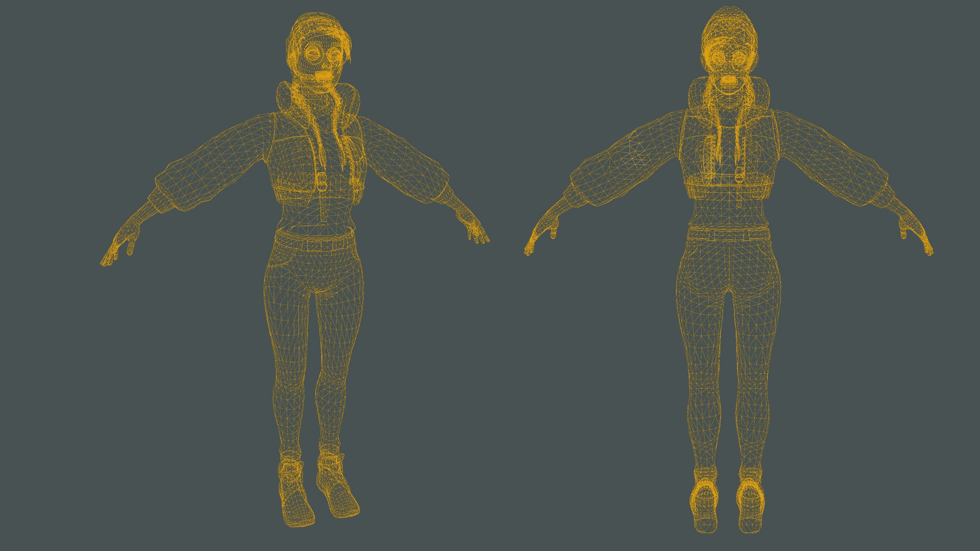 3D Girl In Glass Model - TurboSquid 2017549