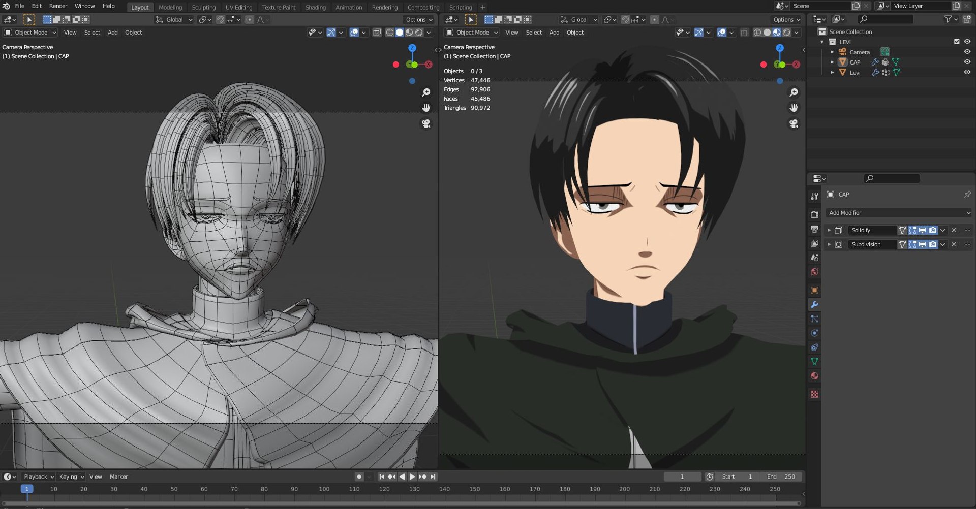 3D Levi Vr Chat - TurboSquid 1686585