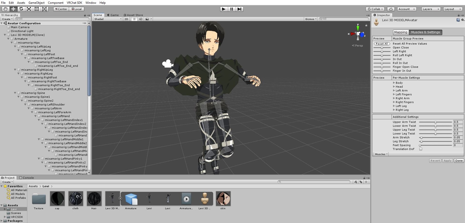 3D Levi Vr Chat - TurboSquid 1686585