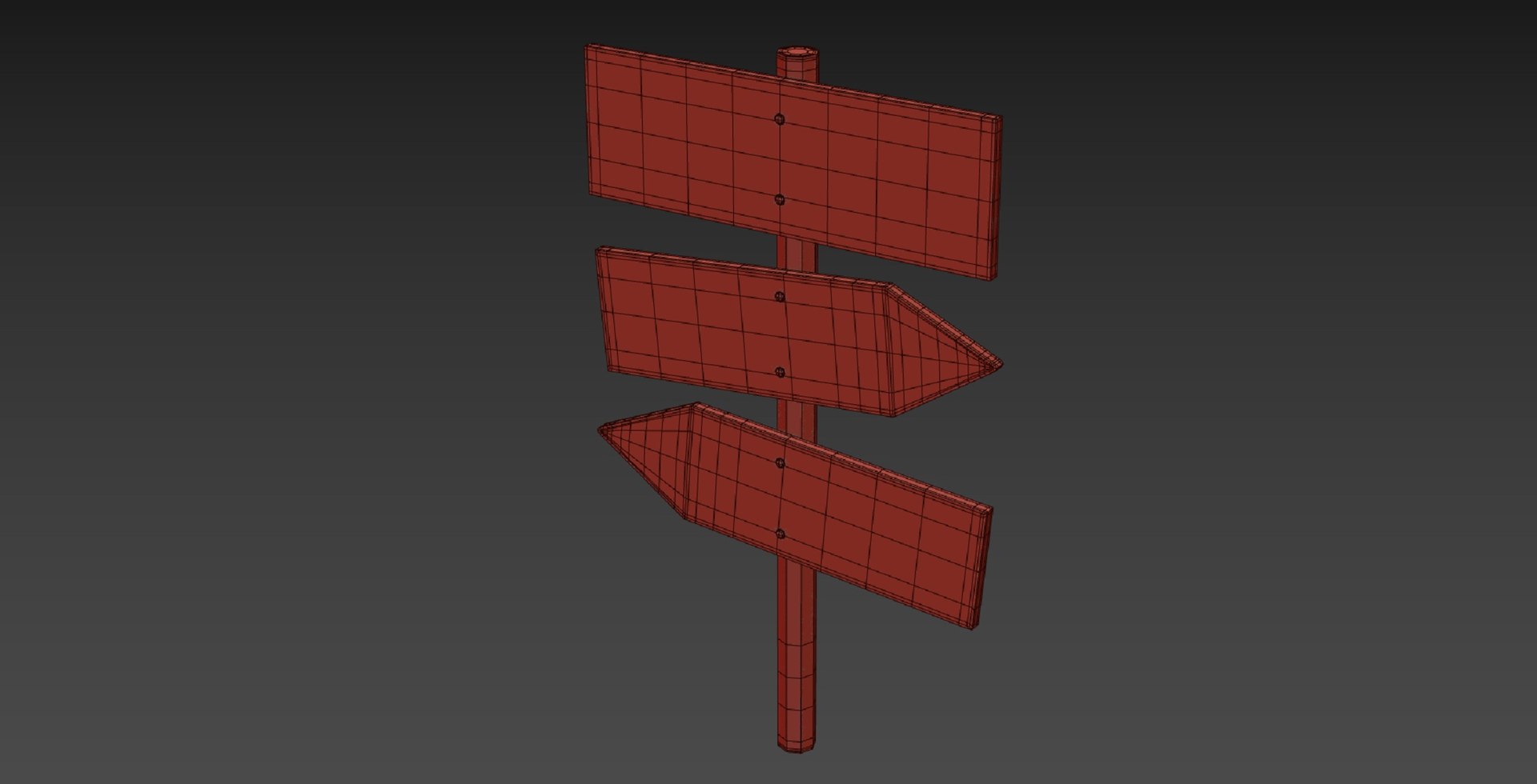 3D Wooden Signboards Collection - TurboSquid 1863420