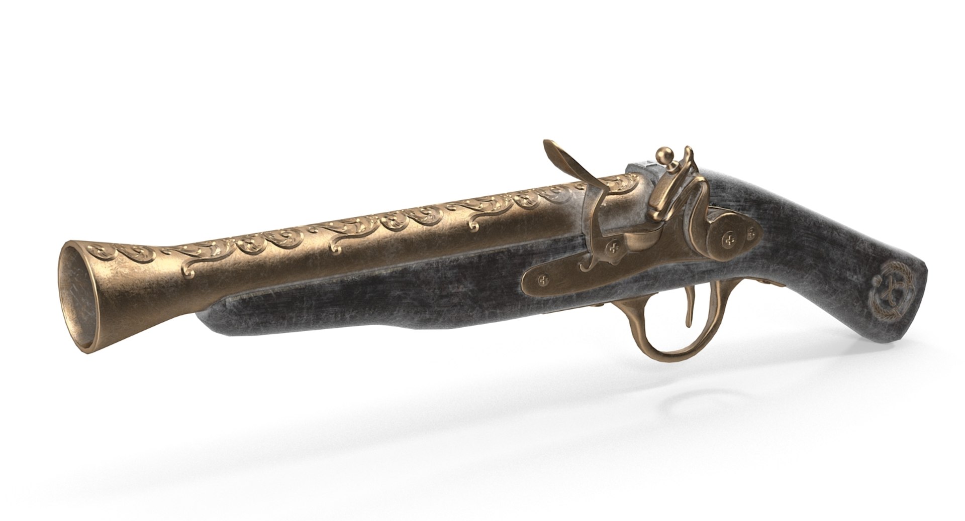 Blunderbuss Blunder Buss 3D Model - TurboSquid 1193380