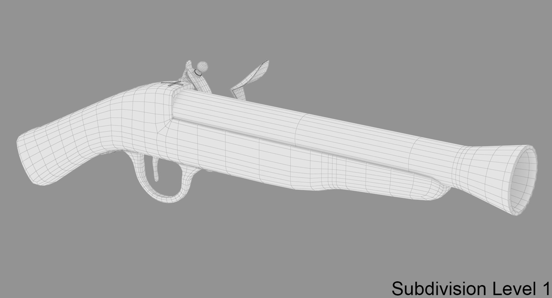 Blunderbuss Blunder Buss 3D Model - TurboSquid 1193380